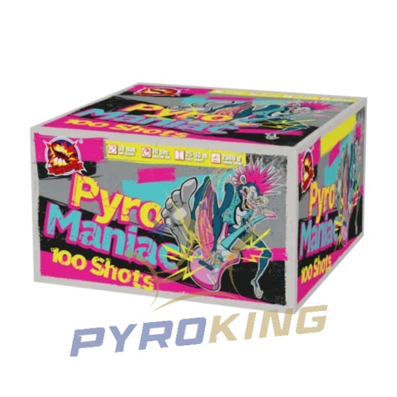 Pyro Maniac 100 strzałów 30 mm - SRPYRO - Pyroking.pl